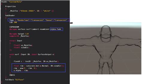 12 03 홀로그램 hologram 만들기 unity shader 어제와 내일의 나 그 사이의 이야기