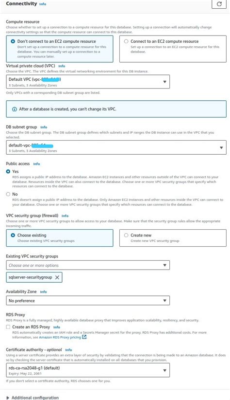 Membuat Instance Sql Server Rds Pada Cloud Aws