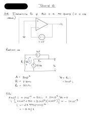 Determining Op Circuit Relationships For Amplification Course Hero