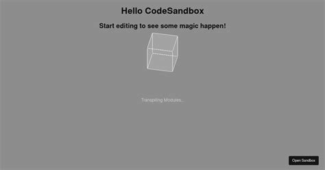 React Typescript Codesandbox