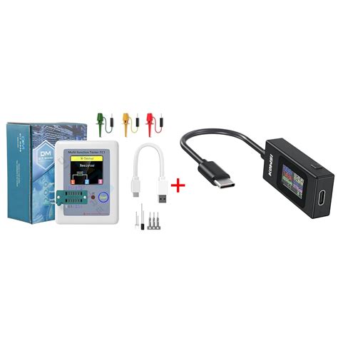 Diymore Usb C Tester Power Meter Digital Multimeter Type C Voltage And Current Tester Meter