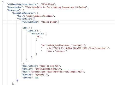 Hinan Bilal On Linkedin Deploying Aws Lambda And S3 Using Cloudformation