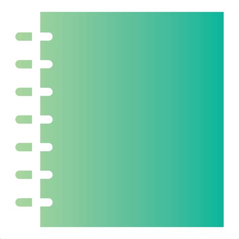Notebook In Flat Design Style Vector Art At Vecteezy