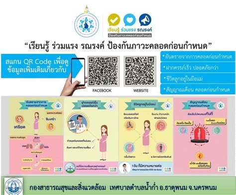เรียนรู้ ร่วมแรง รณรงค์ ป้องกันภาวะคลอดก่อนกําหนด เทศบาลตำบลน้ำก่ำ อ ธาตุพนม จ นครพนม