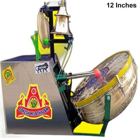 Silver 12inch Automatic Temple Drum Bell At ₹ 9800 Piece In Kancheepuram Id 25480565855