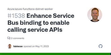 Enhance Service Bus Binding To Enable Calling Service Apis · Issue