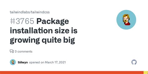 Package Installation Size Is Growing Quite Big · Issue 3765