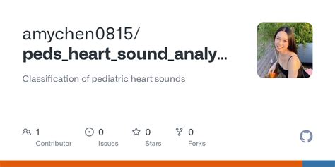 Github Amychen0815 Peds Heart Sound Analysis Classification Of Pediatric Heart Sounds