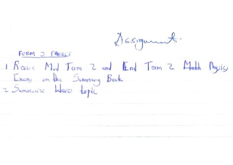 Form Three Math Holiday Assignment Pdf