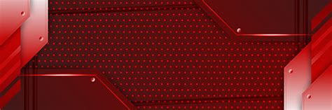 추상 진한 빨강 금속 탄소 중립 겹침 밝은 육각형 메쉬 디자인 현대 고급 미래 기술 배경 게임 기술 와이드 배너 벡터 일러스트 레이 션 0명에 대한 스톡 벡터 아트 및 기타