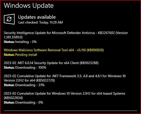 Kb890830 Windows Malicious Software Removal Tool 5 110 Feb 14