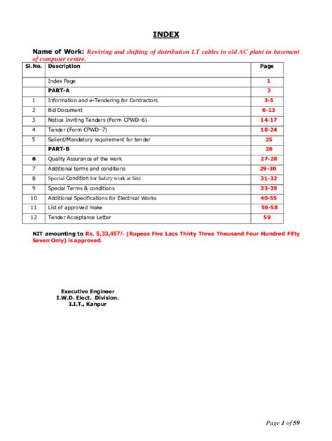 Fillable Online Electrical Method Of Statement For Installation