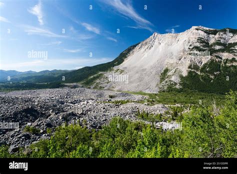 The Frank Slide Was A Rockslide That Buried Part Of The Mining Town Of