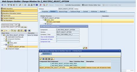 Multiple Select Options In Webdynpro Abap Sap Community