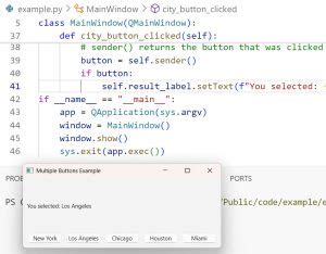 How To Handle Button Click Events Using Signals And Slots In Pyqt