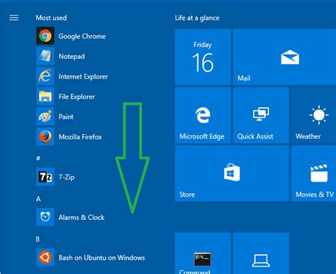Fix Mouse Scroll Not Working In Start Menu All Apps In Windows 10