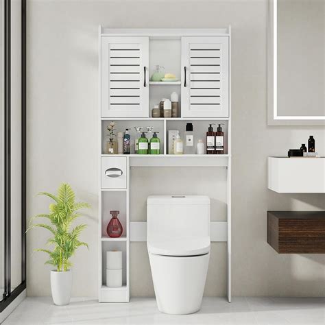 Over The Toilet Storage Cabinet Farmhouse Storage Cabinet Over Toilet