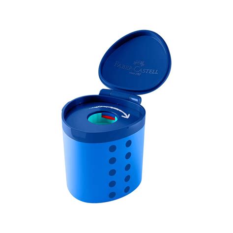 Faber Castell Grippy Sharpener Box Blue