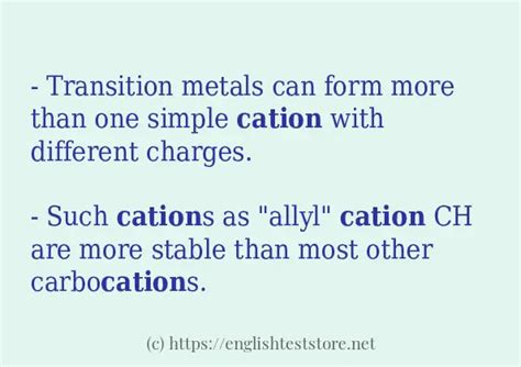 Cation Some Sentence Examples Englishteststore Blog Cation Some Sentence Examples Englishteststore Blog