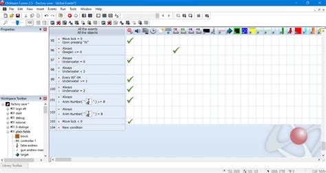 The Global Event Editor In My Allmost 2 Year Project Hit 100 Events
