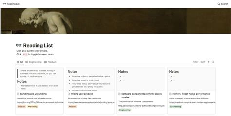 Notion Reading List Templates And Book Trackers