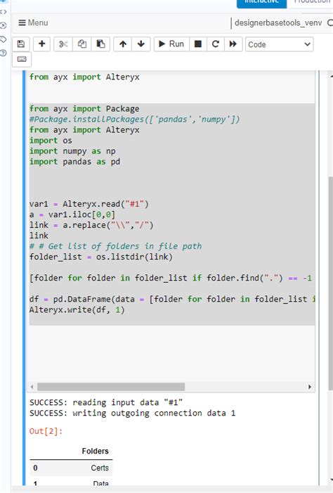 Using Directory To Get Folder Names Only And Not S Page 2 Alteryx Community