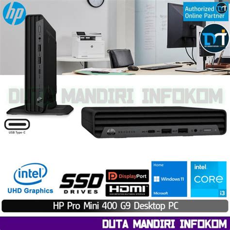 Promo HP PRO Mini G Desktop PC I T GB GB UHD K M WIN Cicil X Jakarta