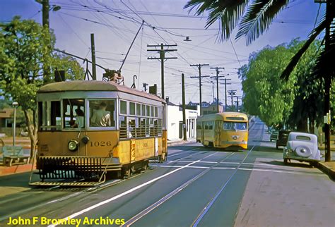 Los Angeles Streetcars In Color 1937 1963 Flickr