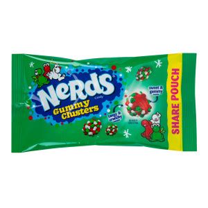 Nerds Christmas Frosty Gummy Clusters Oz Pouch Nassau Candy