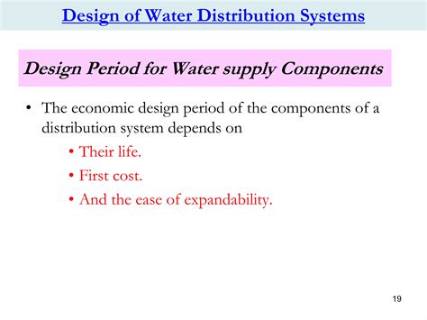 design and analysis of water distribution system pdf