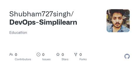 Github Shubham727singh Devops Simplilearn Education