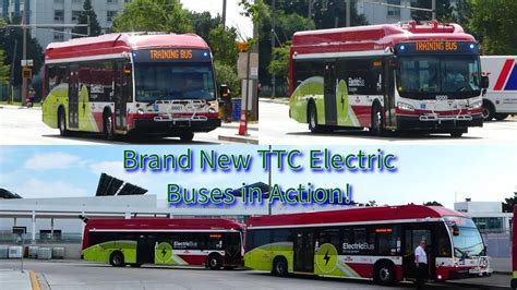 Brand New Toronto Ttc Electric Buses In Action At Kennedy Station 917