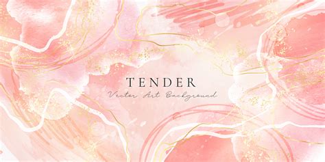 골든 닷이 있는 로즈 핑크 액체 수채화 배경 먼지가 홍당무 대리석 알코올 잉크 그리기 효과 웨딩 초대 메뉴 Rsvp에 대한 벡터 일러스트 디자인 템플릿 꽃 식물에 대한 스톡