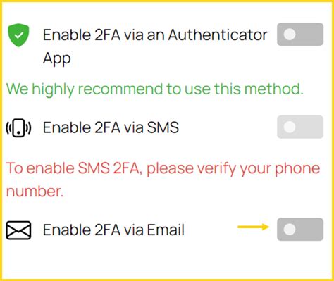setting up 2fa via email thorfx
