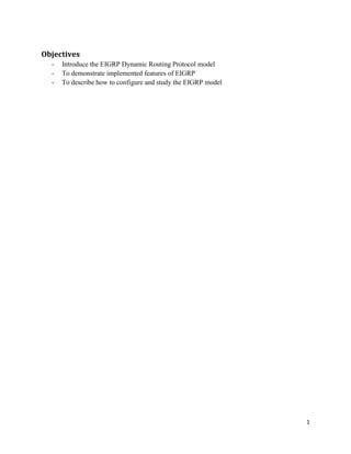 Simulation Based EIGRP With Two Autonomous Systems Performance Analysis PDF