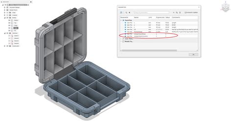 Parametric Segmented Box By Thesamenametwice Download Free Stl Model