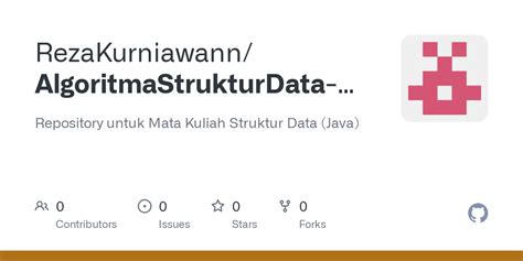 Github Rezakurniawannalgoritmastrukturdata Java Repository Untuk Mata Kuliah Struktur Data
