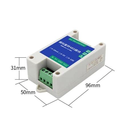 Jual Analog Acquisition Module 4 20Ma To Rs485 Modbus Singnal Converter Debezzz Shopee Indonesia