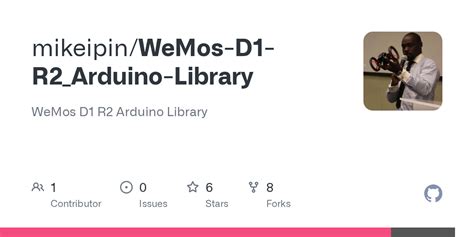GitHub Mikeipin WeMos D R Arduino Library WeMos D R Arduino Library