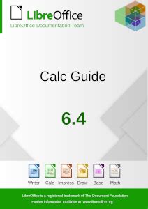 Calc Guide 6 4 Is Released Download Now The Document Foundation Blog