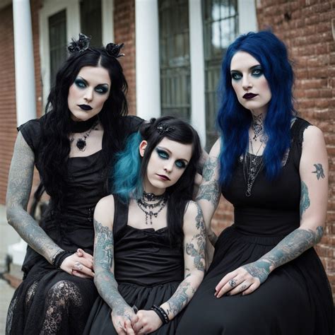 Goth Mother And Daughters By Pbcoop52 On Deviantart