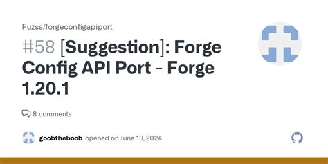 Suggestion Forge Config Api Port Forge 1201 · Issue 58 · Fuzss