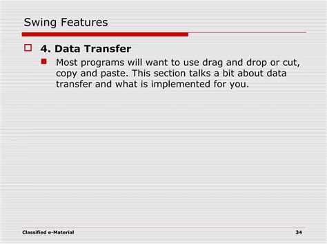 java swing programming ppt