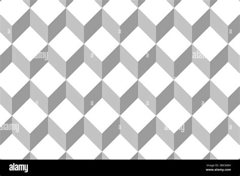 Seamless Repeating 3d Cube Pattern Is Filling Frame In Flat Design With