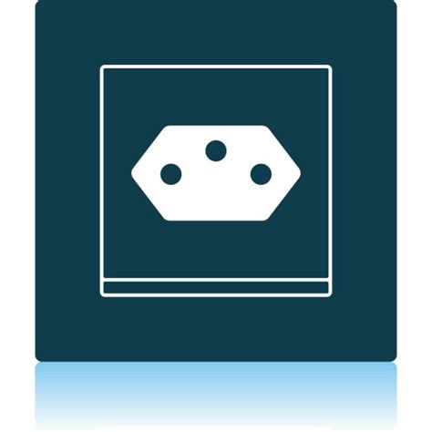 Swiss Electrical Socket Icon Royalty Free Vector Image