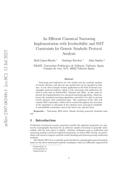 pdf an efficient canonical narrowing implementation with