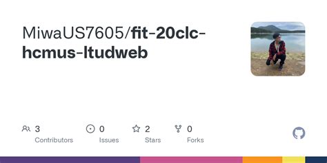 GitHub MiwaUS Fit Clc Hcmus Ltudweb