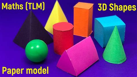 3d Geometric Shapes 2d And 3d Shapes Solid Shapes Different Shapes 3 Dimensional Shapes