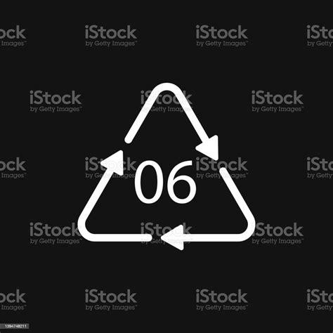 Ps 06 재활용 코드 기호 플라스틱 재활용 벡터 폴리스티렌 기호 0명에 대한 스톡 벡터 아트 및 기타 이미지 0명 개념 개념과 주제 Istock