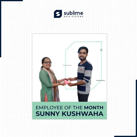 congratulations to sunny kushwaha sublime data systems